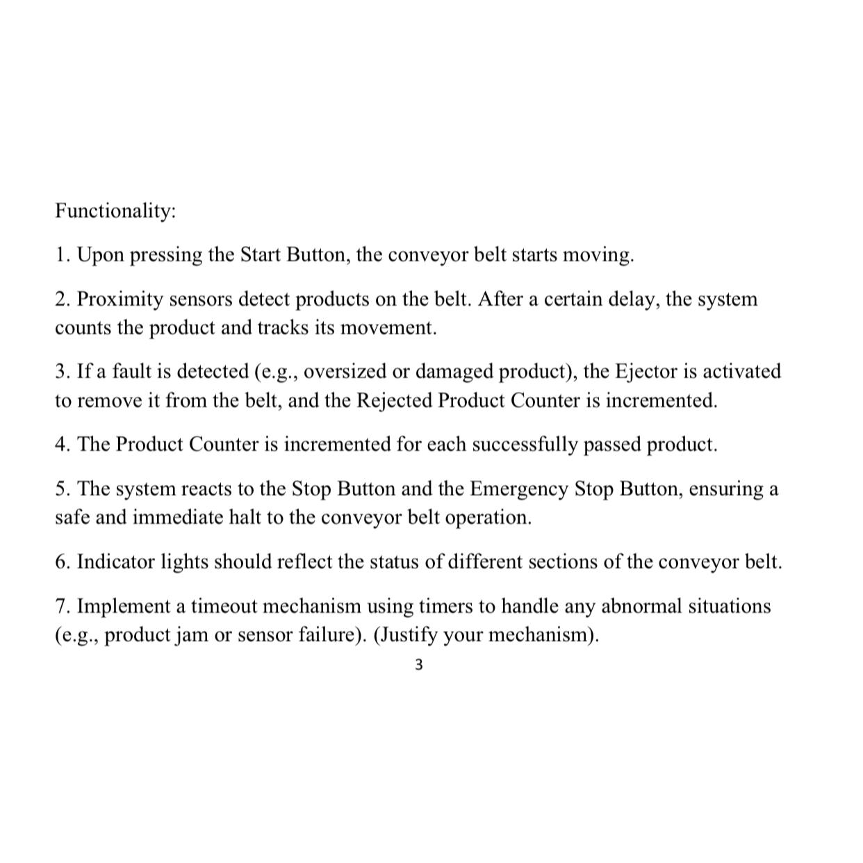 Solved Design and program an industrial automation system | Chegg.com