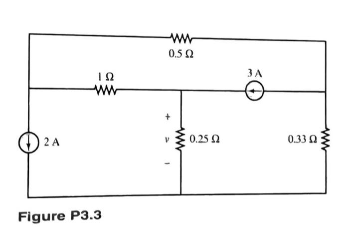 Solved 33 Using Node Voltage Analysis In The Circuit Of 1704