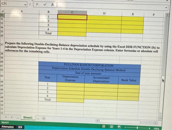 Solved Calculating Different Depreciation Methods using | Chegg.com