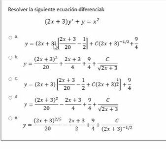 Solved Resolver la siguiente ecuación | Chegg.com