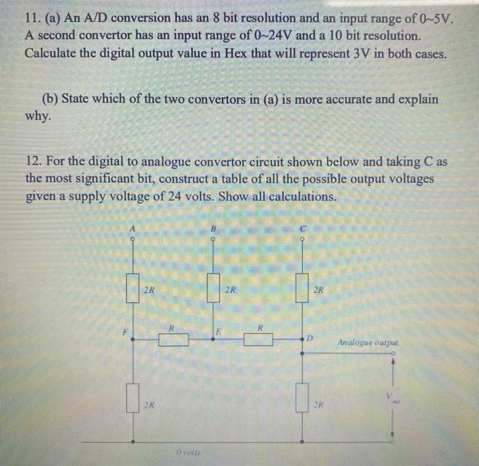 Solved Q11 - Hex, and which is more accurate.Q12 - Output | Chegg.com
