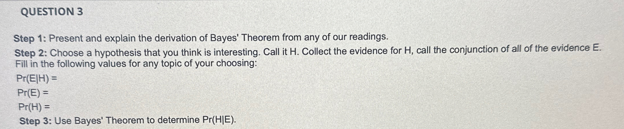 Solved QUESTION 3Step 1: Present and explain the derivation | Chegg.com