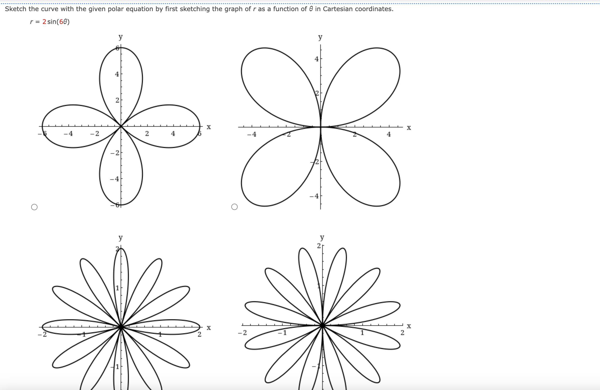 Solved Sketch the curve with the given polar equation by | Chegg.com