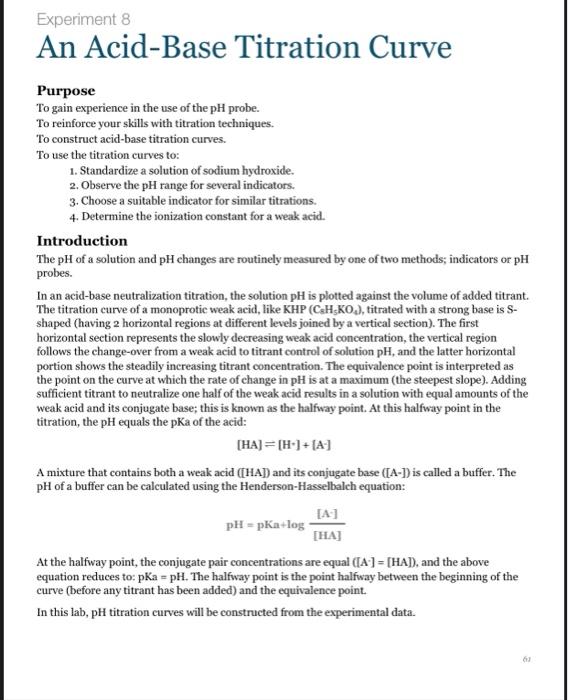 Solved Sample 2 Buret reading (mL) PH Indicator color | Chegg.com