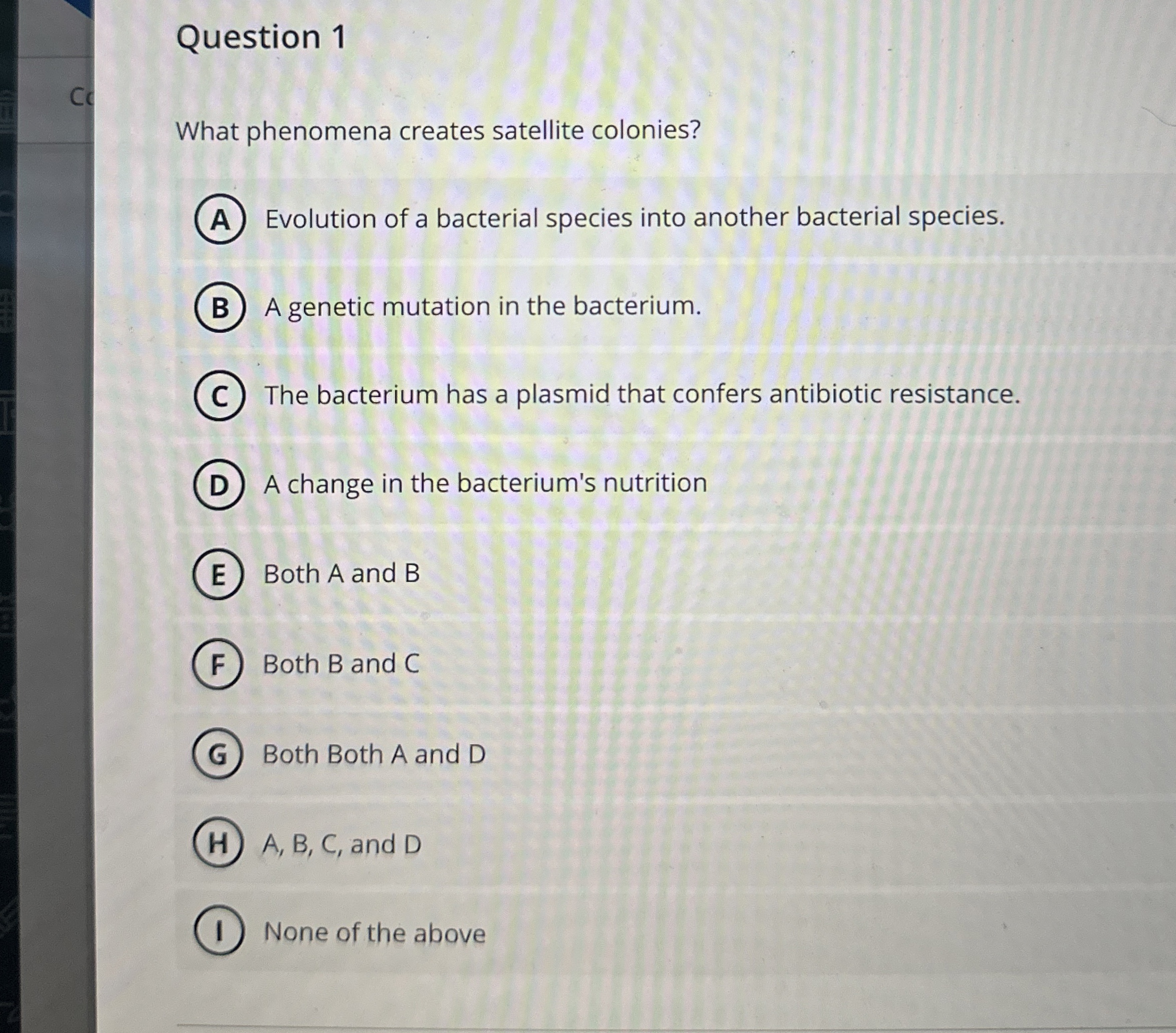 Solved Question 1What phenomena creates satellite | Chegg.com