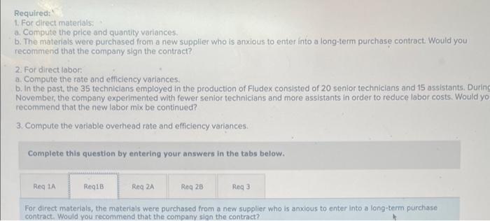 Solved Problem 10-14 (Static) Basic Variance Analysis | Chegg.com