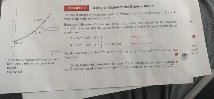 Solved Use the exponential growth model to create a real | Chegg.com