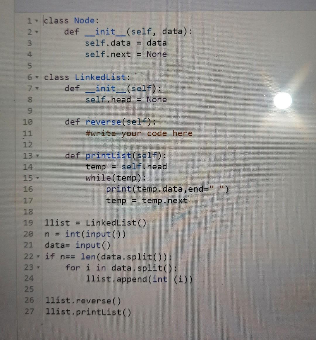 Solved Define a function that takes the head of a linked | Chegg.com