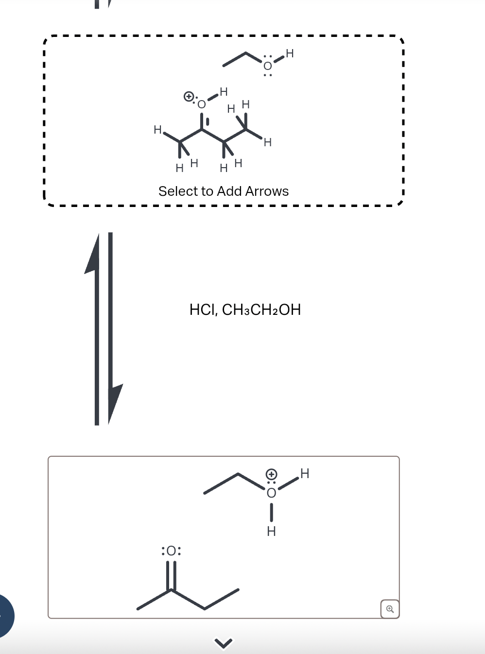 Solved HCl,CH_(3)CH_(2)OH Curved arrows are used to | Chegg.com