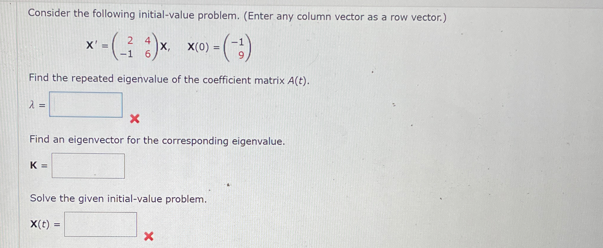 Solved Consider the following initial-value problem. (Enter | Chegg.com