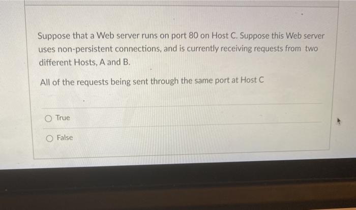 Solved Lis Libraries Suppose That A Web Server Runs In Host 0048