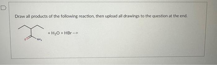 Solved Draw all products of the following reaction, then | Chegg.com