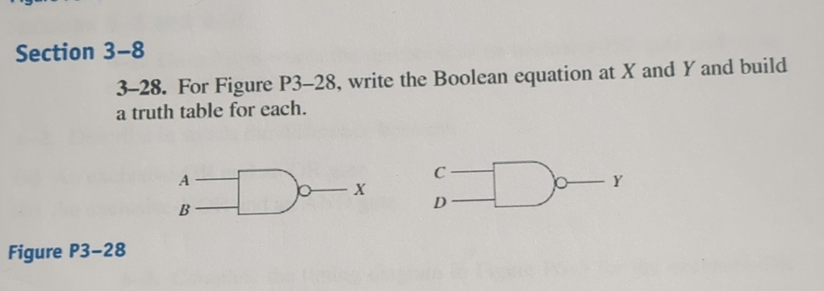 Solved Section 3-83-28. ﻿For Figure P3-28, ﻿write the | Chegg.com