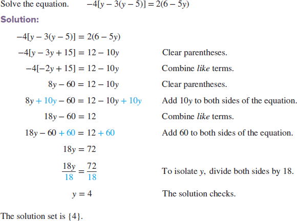 Solved: Solve the equation and check the solution. (See Examples 1 ...