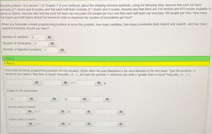 Solved Rework problem 13 in section 1 of Chapter 7 of your | Chegg.com