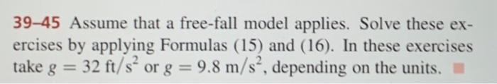 Solved 41. A projectile is fired vertically upward from | Chegg.com