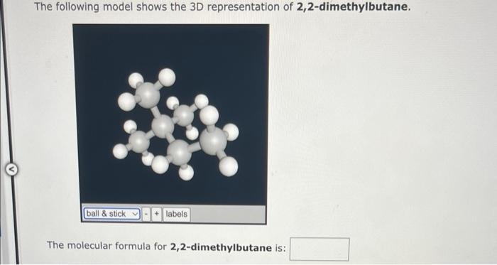 Solved The following model shows the 3D representation of | Chegg.com