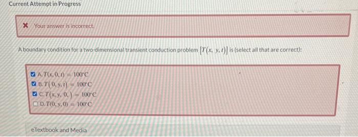 Solved A boundary condition for a two-dimensional transient | Chegg.com