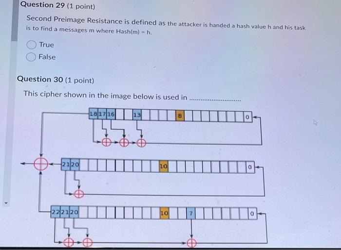 Solved Second Preimage Resistance is defined as the attacker | Chegg.com