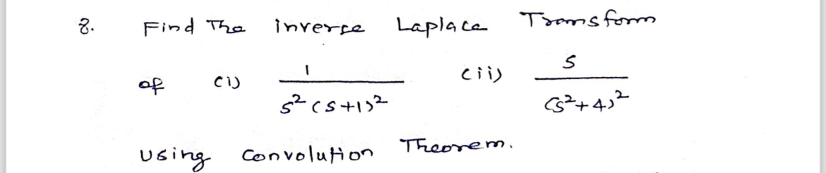 Solved Find the inverse Laplace Transform | Chegg.com