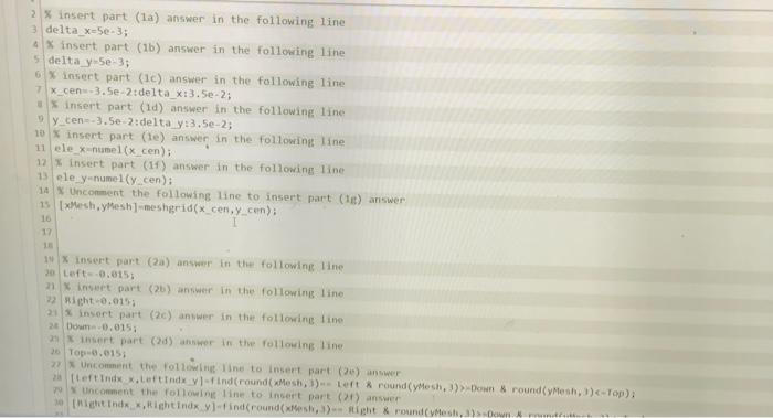 (MATLAB) its just 1 code but with my answer and the | Chegg.com