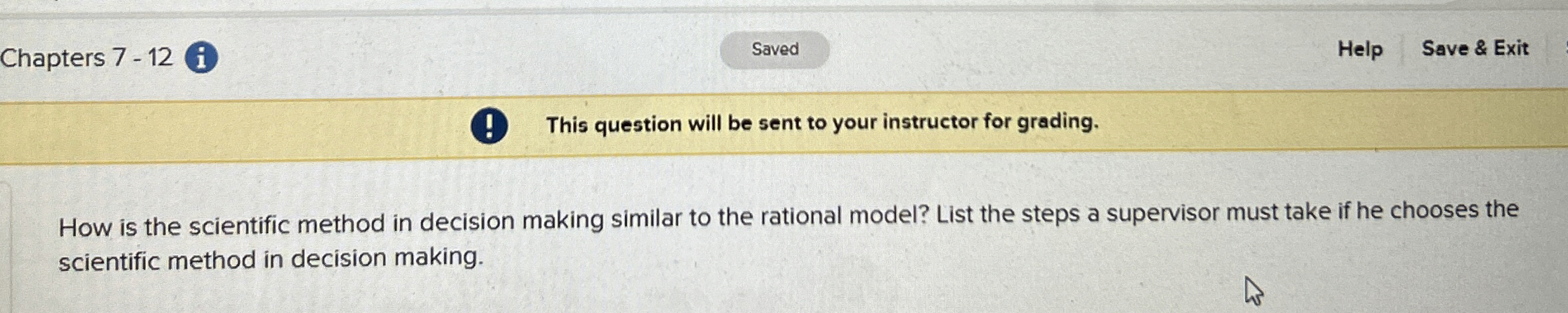 Solved Chapters 7-12 HelpSave & ExitThis question will be | Chegg.com