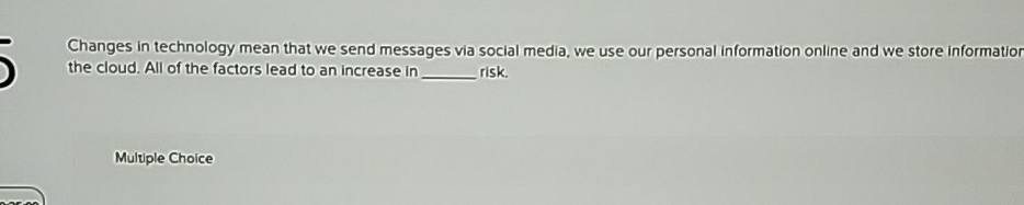 Solved Changes in technology mean that we send messages via | Chegg.com