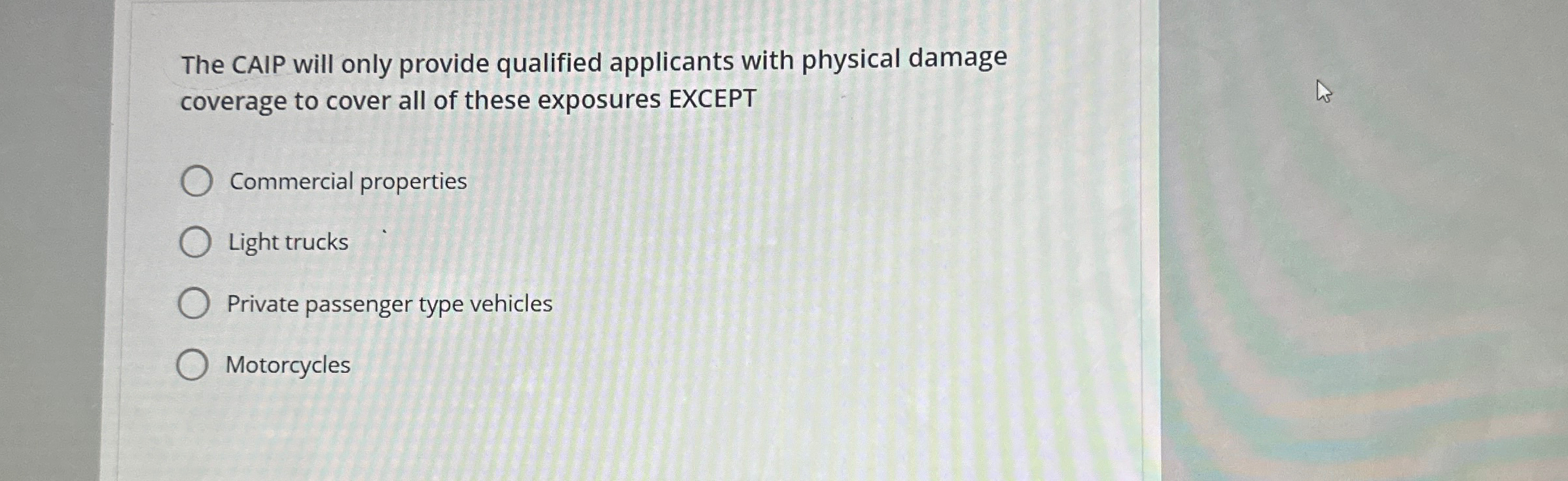 Solved The CAIP will only provide qualified applicants with | Chegg.com