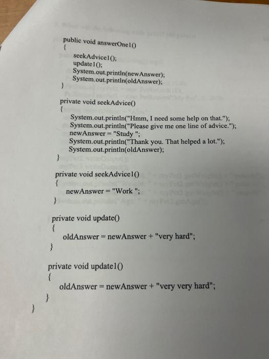 Solved Output 1 2. What will the following code print? (40 | Chegg.com