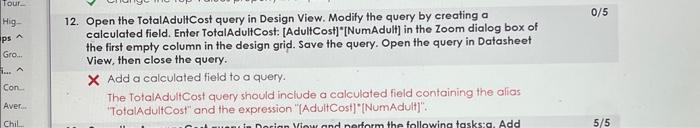 Solved Do this in access and include the steps | Chegg.com