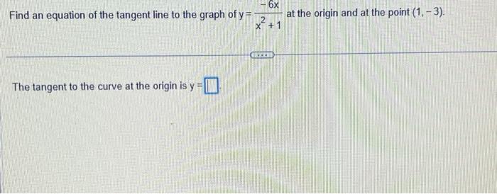 Solved Find an equation of the tangent line to the graph of | Chegg.com