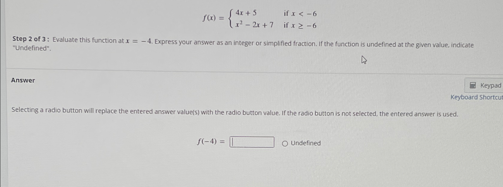 Solved F X {4x 5 If X