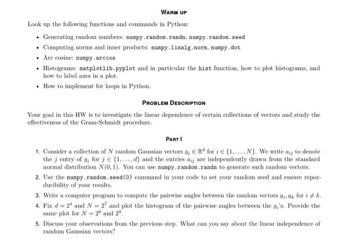 Solved Warm Up Look Up The Following Functions And Commands