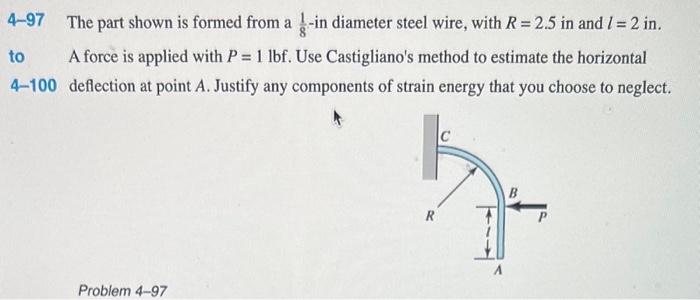 Solved 4-97 The part shown is formed from a 81-in diameter | Chegg.com