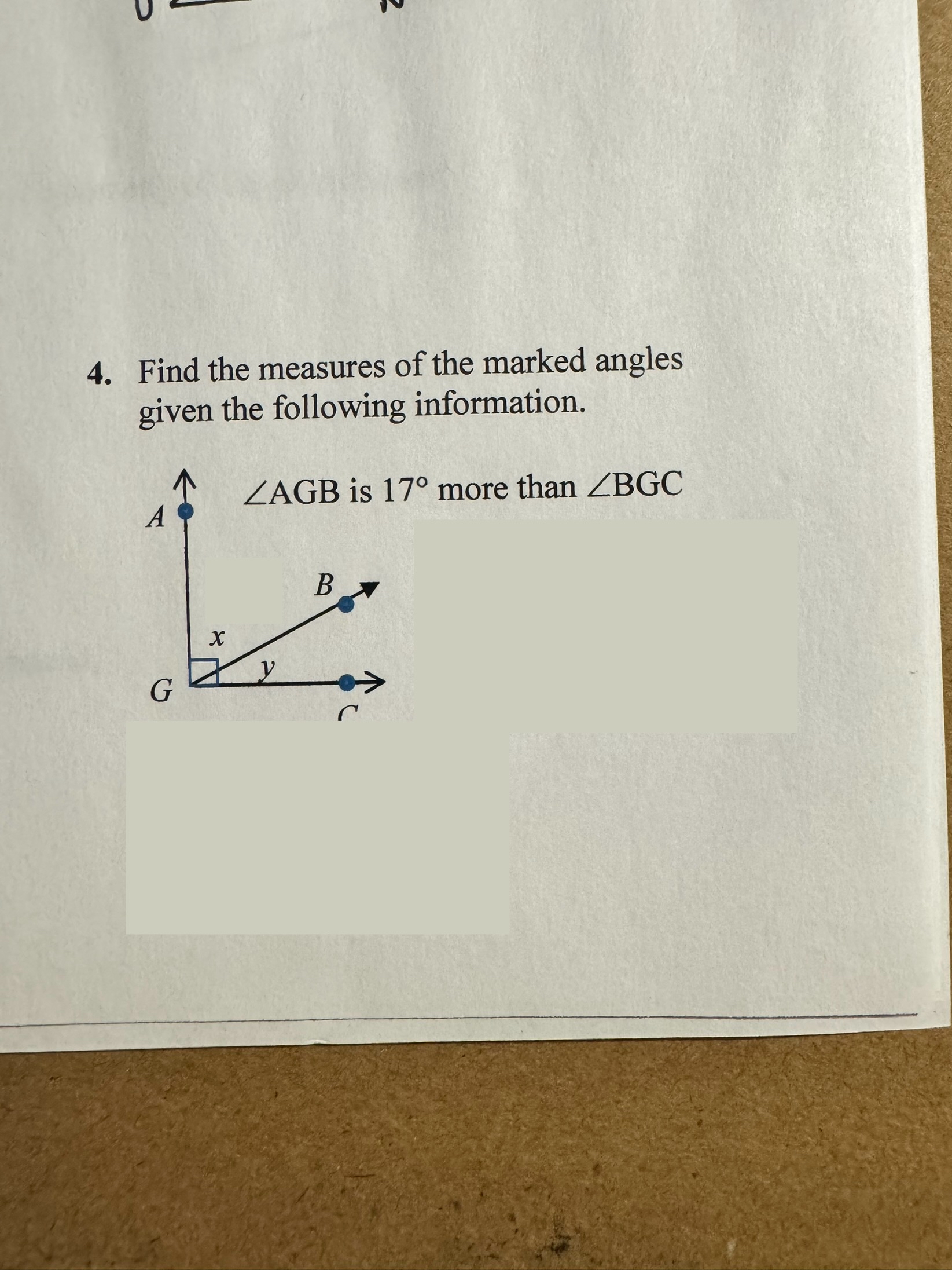 Solved Find the measures of the marked angles given the | Chegg.com