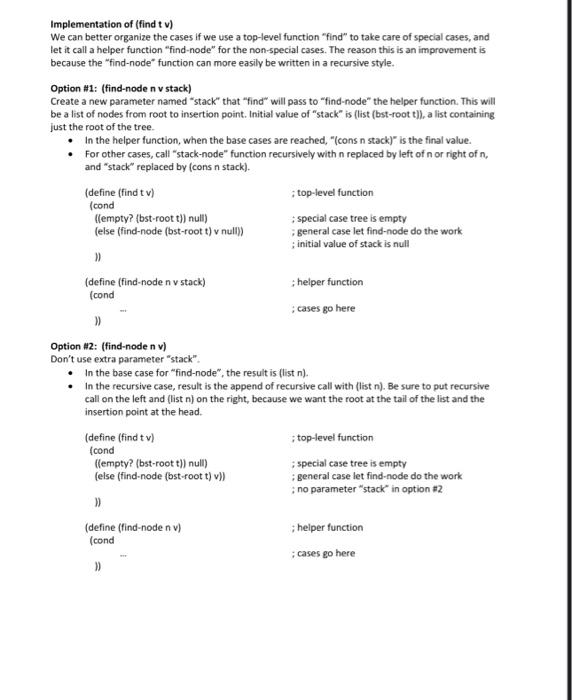 Solved Implementation of (find tv ) We can better organize | Chegg.com