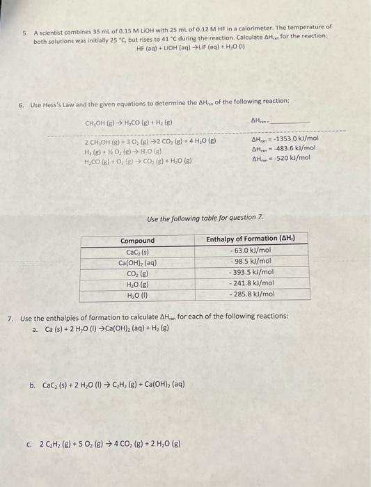 Solved 3. Calculate the amount of heat absorbed in each of | Chegg.com