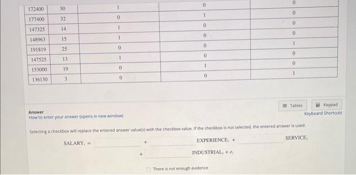 Solved Suppose the following data were collected from a | Chegg.com
