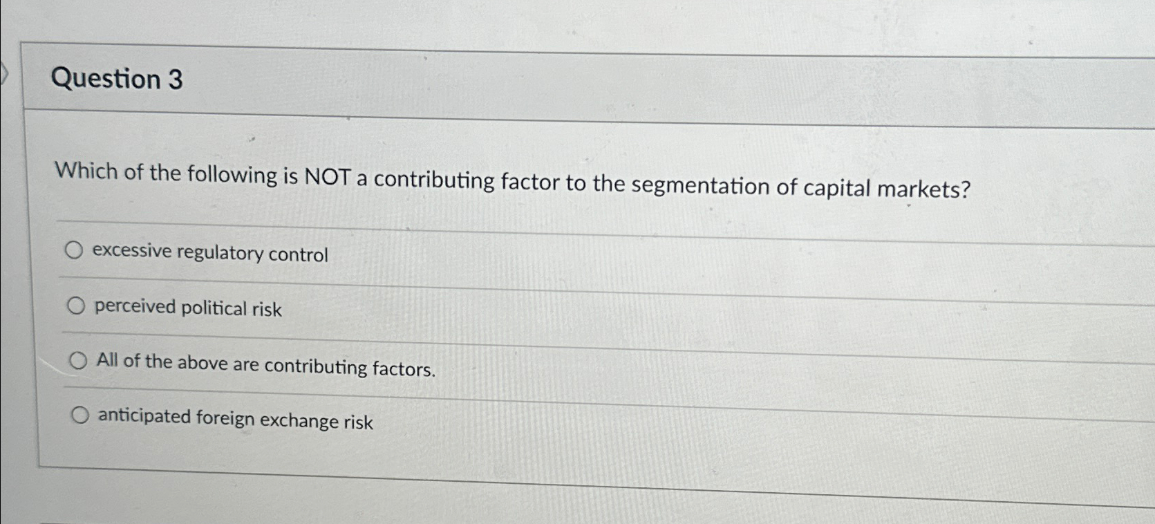 Solved Question 3Which of the following is NOT a | Chegg.com