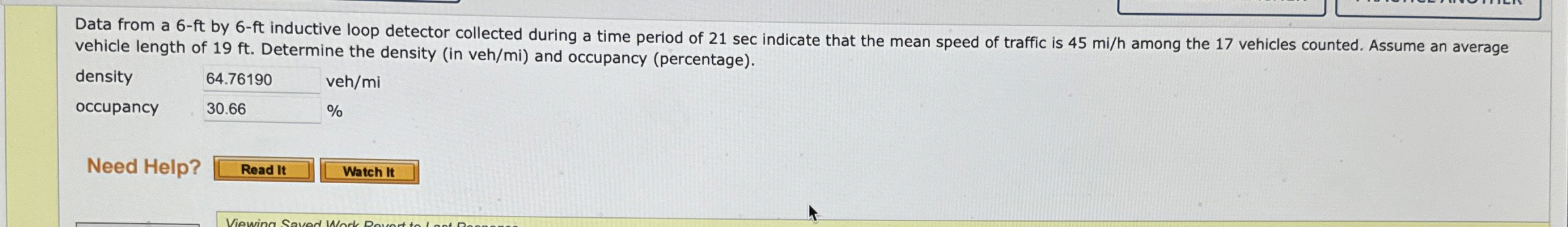 Solved Data from a 6 -ft by 6 -ft inductive loop detector | Chegg.com