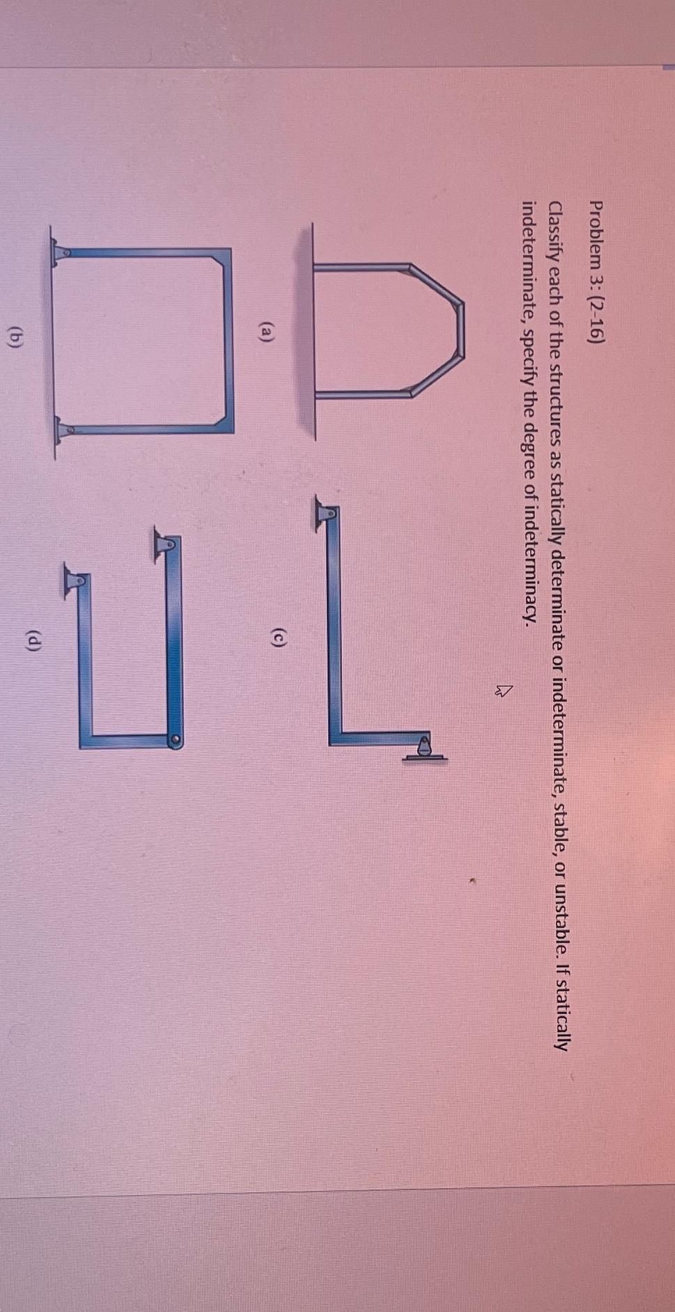 Solved Problem 3: (2-16)Classify each of the structures as | Chegg.com Solved Problem 3: (2-16)Classify each of the structures as | Chegg.com