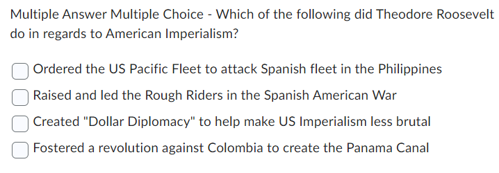 Multiple Answer Multiple Choice - ﻿Which of the | Chegg.com