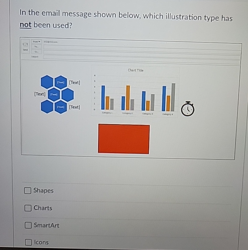 Solved In the email message shown below, which illustration | Chegg.com