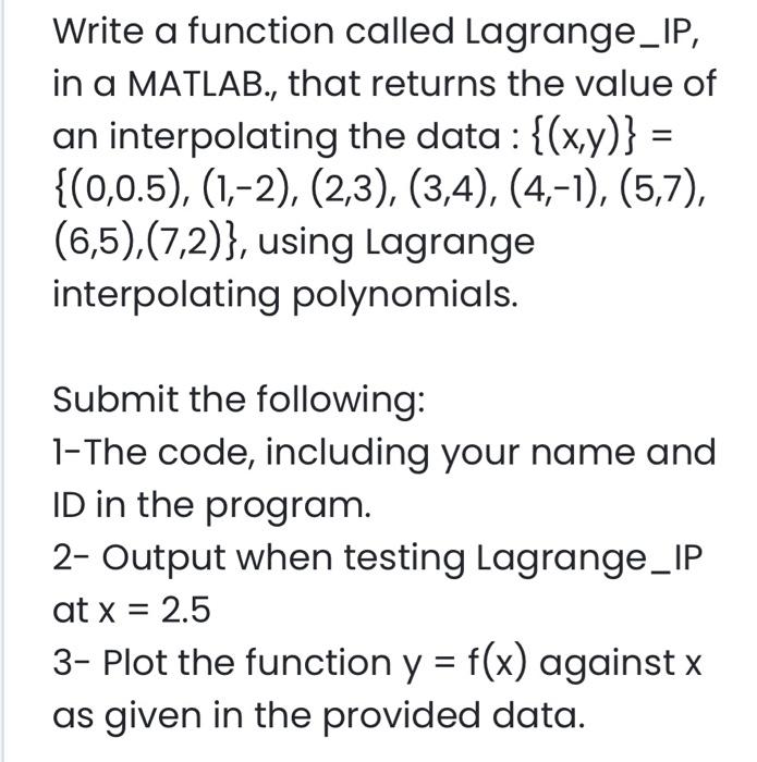 Solved matlab code without errors and a graph in output if u | Chegg.com