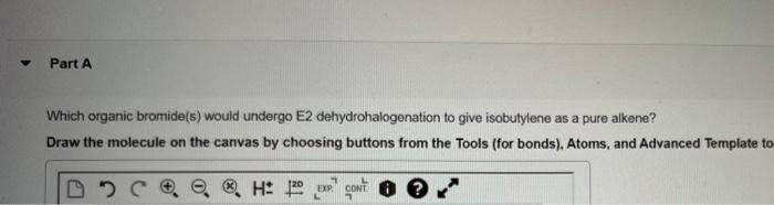 Solved Which organic bromide(s) would undergo E2 | Chegg.com