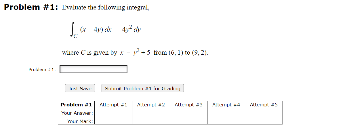 Solved Problem # 1: Evaluate the following | Chegg.com