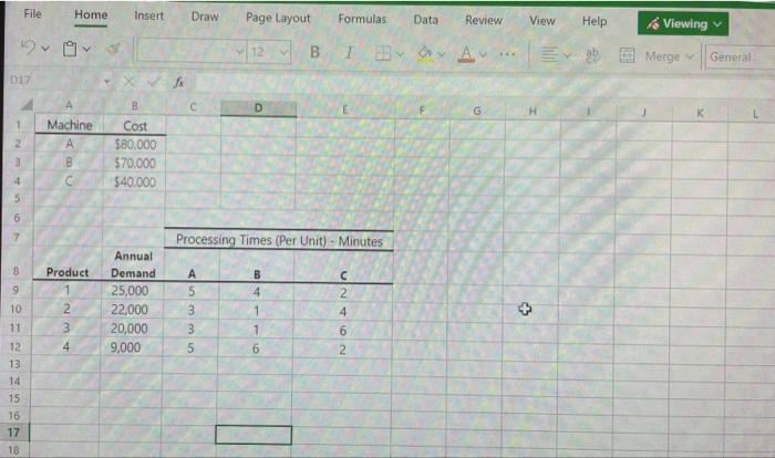 Solved A manager must decide which type of machine to buy. | Chegg.com