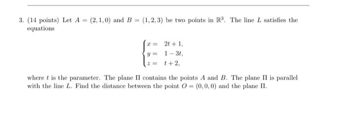 Solved 3. (14 points) Let A=(2,1,0) and B=(1,2,3) be two | Chegg.com Solved 3. (14 points) Let A=(2,1,0) and B=(1,2,3) be two | Chegg.com