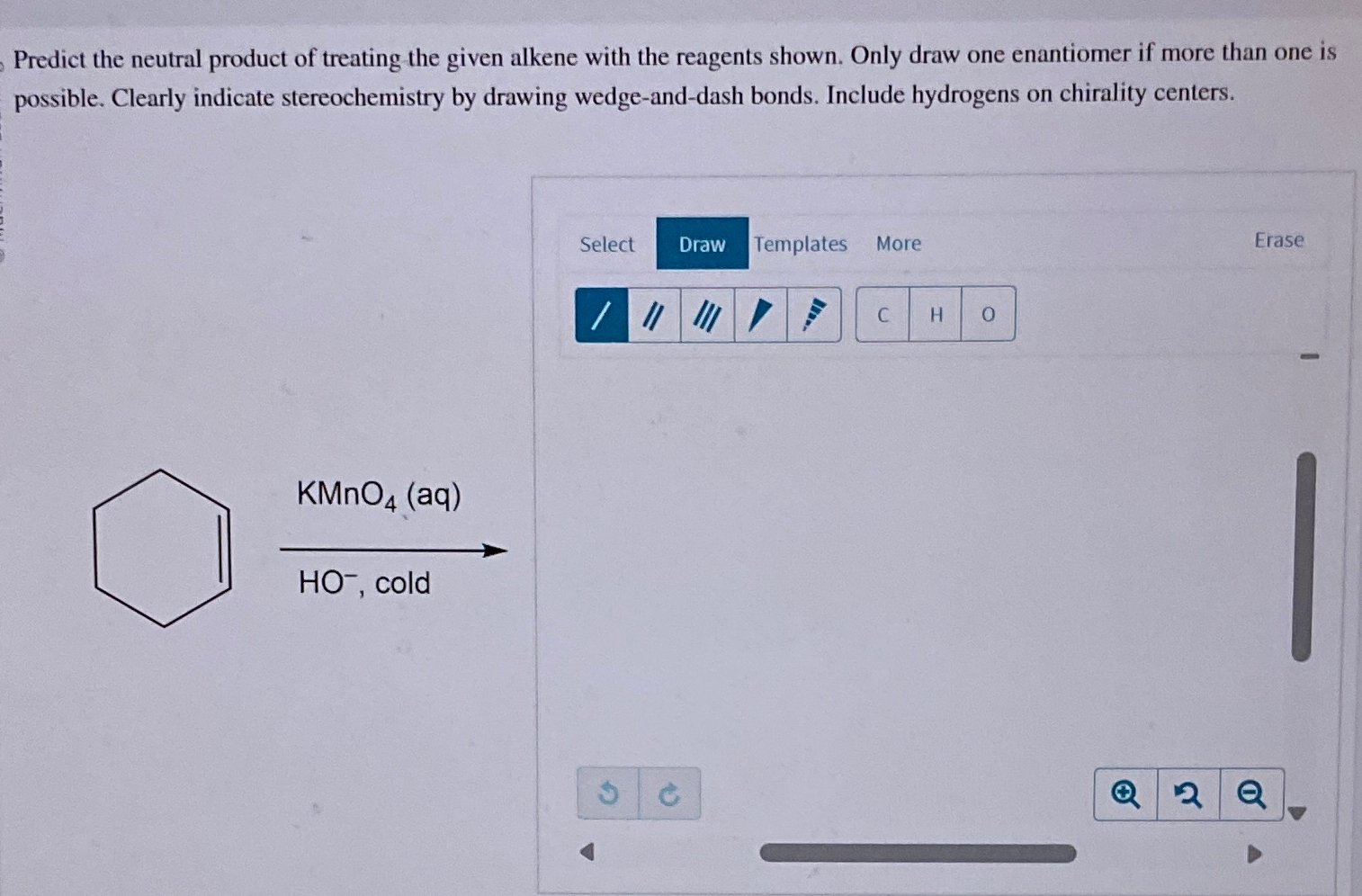 Solved Predict the neutral product of treating the given | Chegg.com