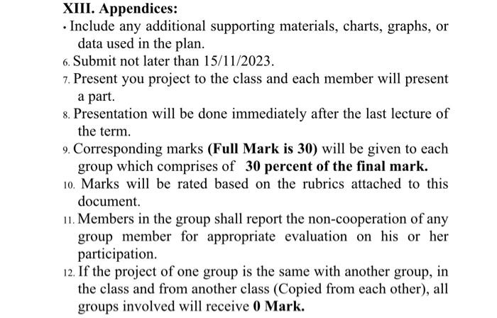 - Include any additional supporting materials, | Chegg.com